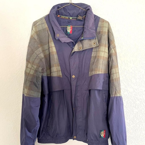 Sunice | Jackets & Coats | Vintage Windbreaker Rain Jacket Color Block ...